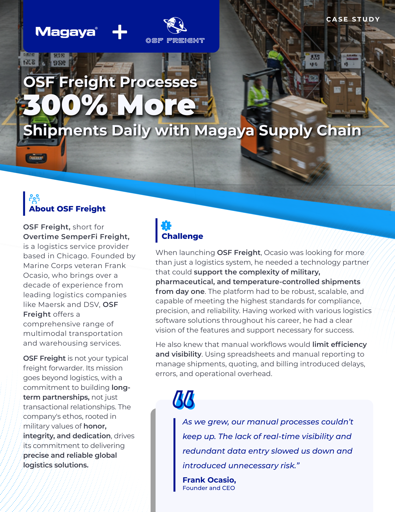 Case Study: OSF Freight